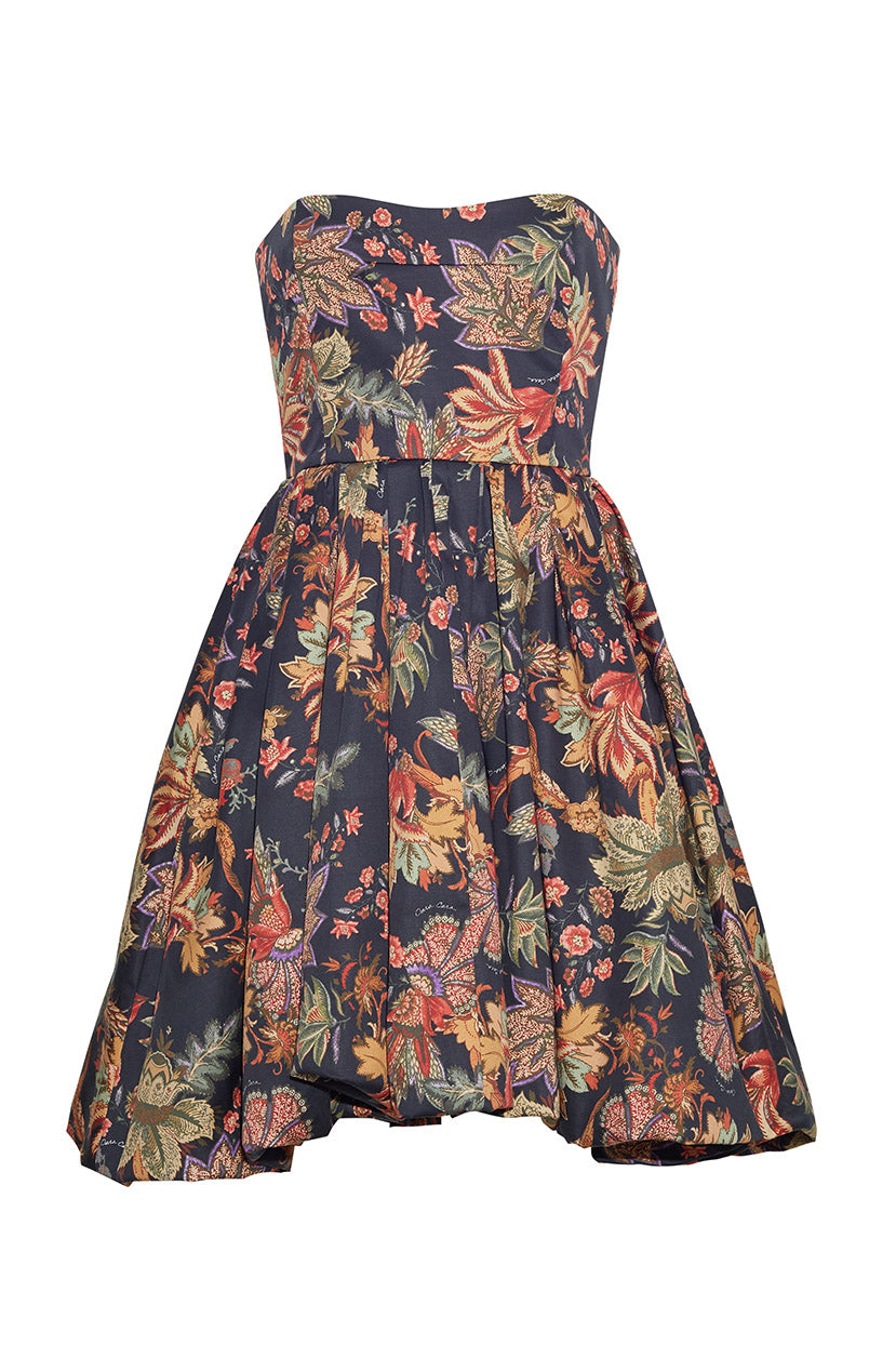 Women | Veronica Dress | Multi Jacobean Black