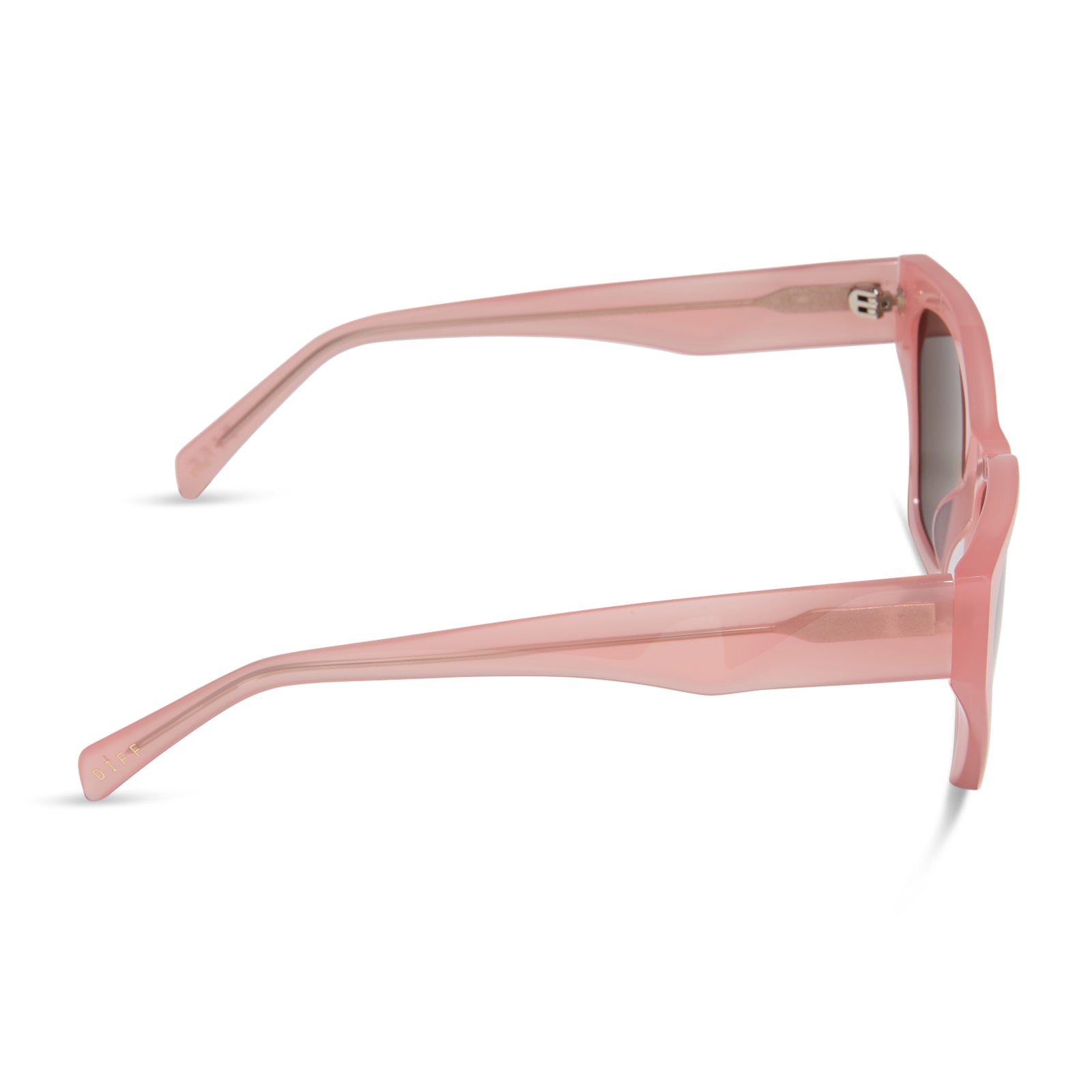 Womens | Evie Sunglasses | Peach | Brown Lenses