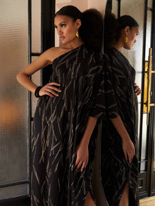 Satu Dress | Scribble Noir